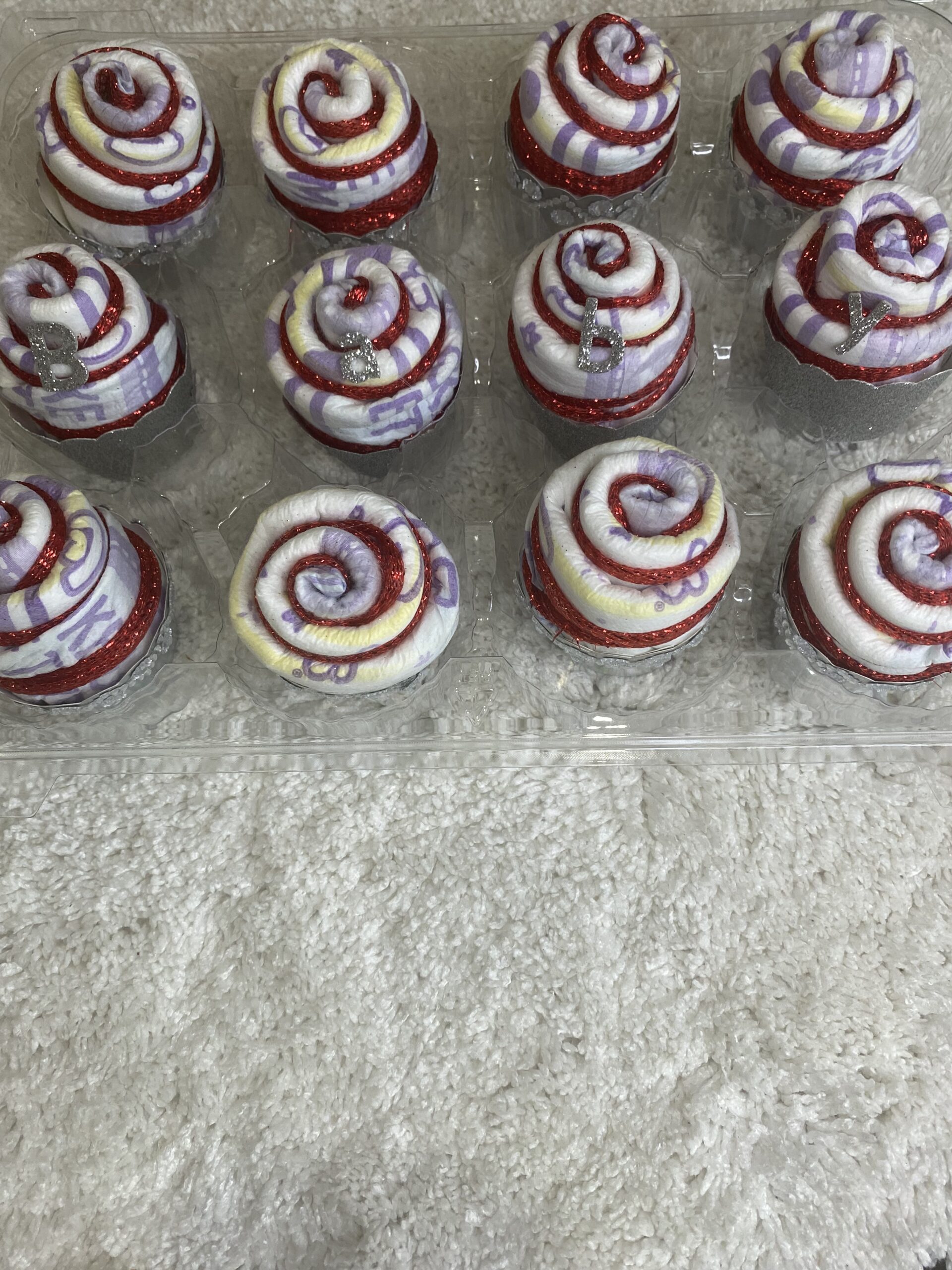 DIAPER CUPCAKES & MINI DIAPER CAKE — Plenty Pennys LLC